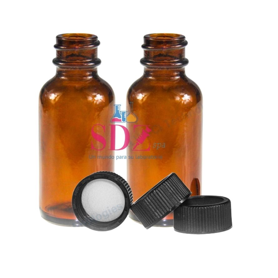 Kit Vial Ambar 20Ml C/Tapa Cerrada - SDZ